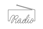 Radio logo emblem vector design, a Branding & Logo Template by Zagach ...