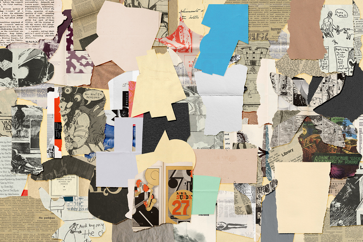 Paper Scraps 500+ | Paper Archive #5, an Object Graphic by bbymedia.store