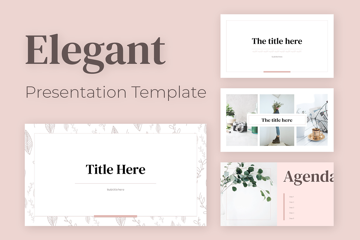 Elegant - PowerPoint Template, a Presentation Template by chio.design ...