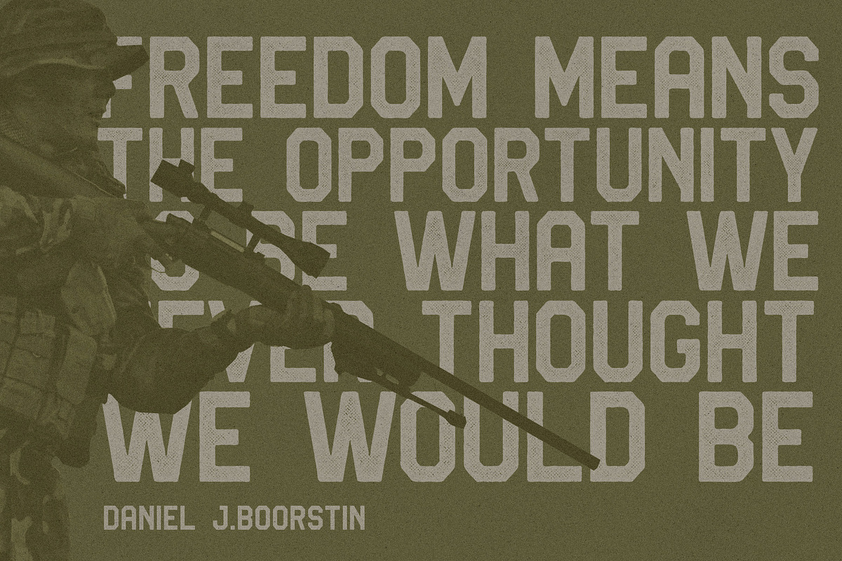 Brave Brigade - Tactical Display Font | Creative Market