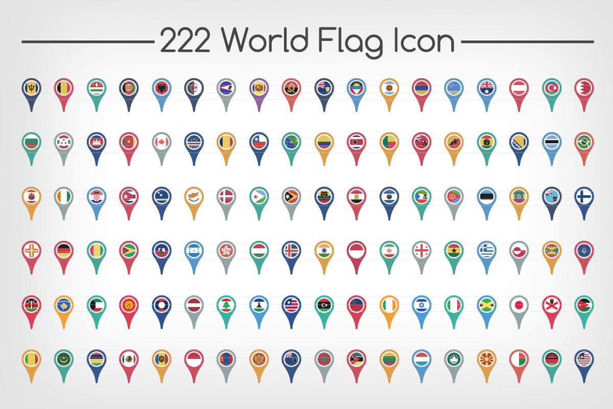 Flag Icons, an Icon by Web Incredible