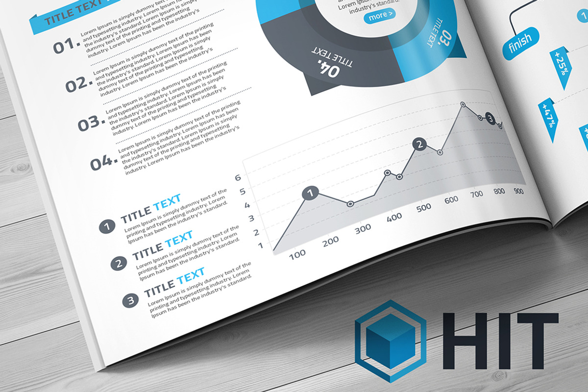 Infographic HIT - 6 color, a Presentation Template by HiSlide.io