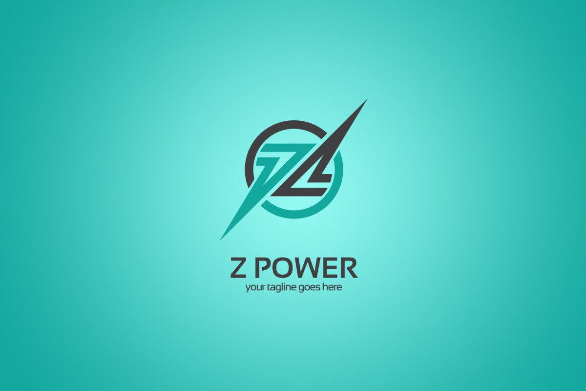 Z POWER LOGO, a Branding & Logo Template by CAIRON CREATIVESTUDIO