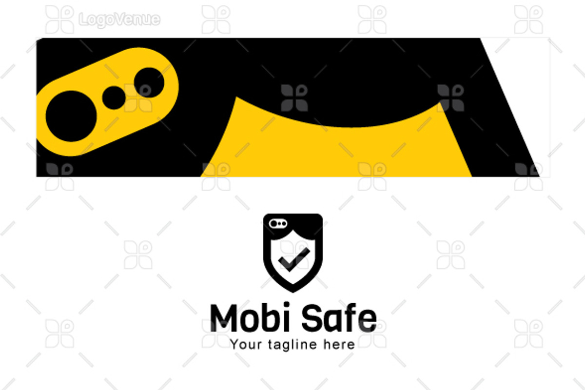 Mobi Safe - Mobile Safety Logo, a Branding & Logo Template by VecRas