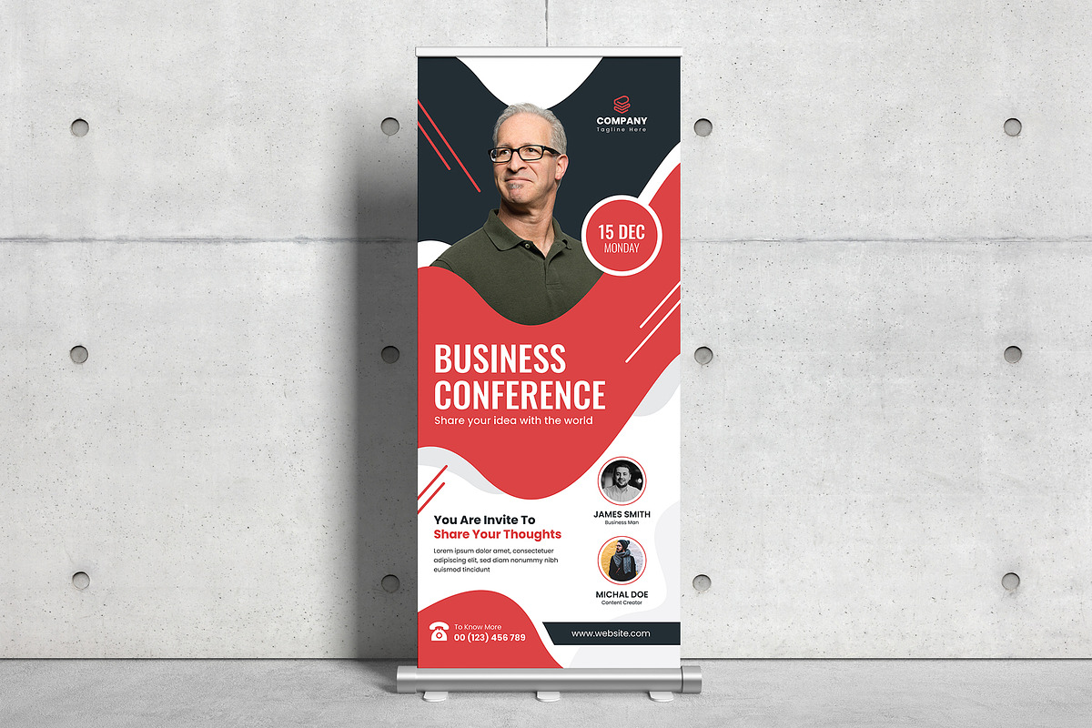 Conference Seminar Roll-up Banner