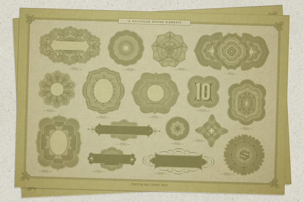 S&S National Currency Font Bundle, a Font by Spencer & Sons Co.