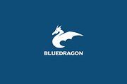 Blue Dragon Logo | Branding & Logo Templates ~ Creative Market