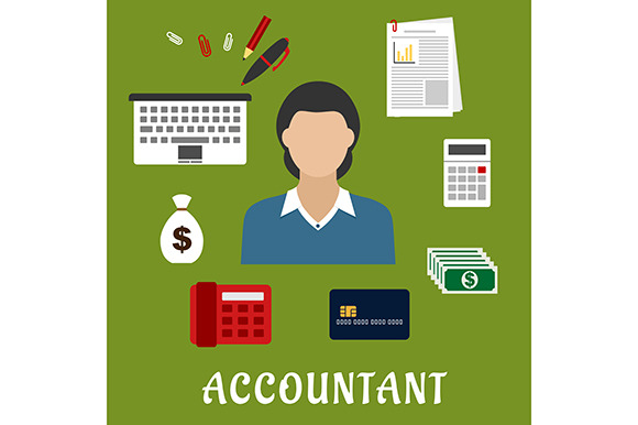 Accountant profession icons | Graphics ~ Creative Market