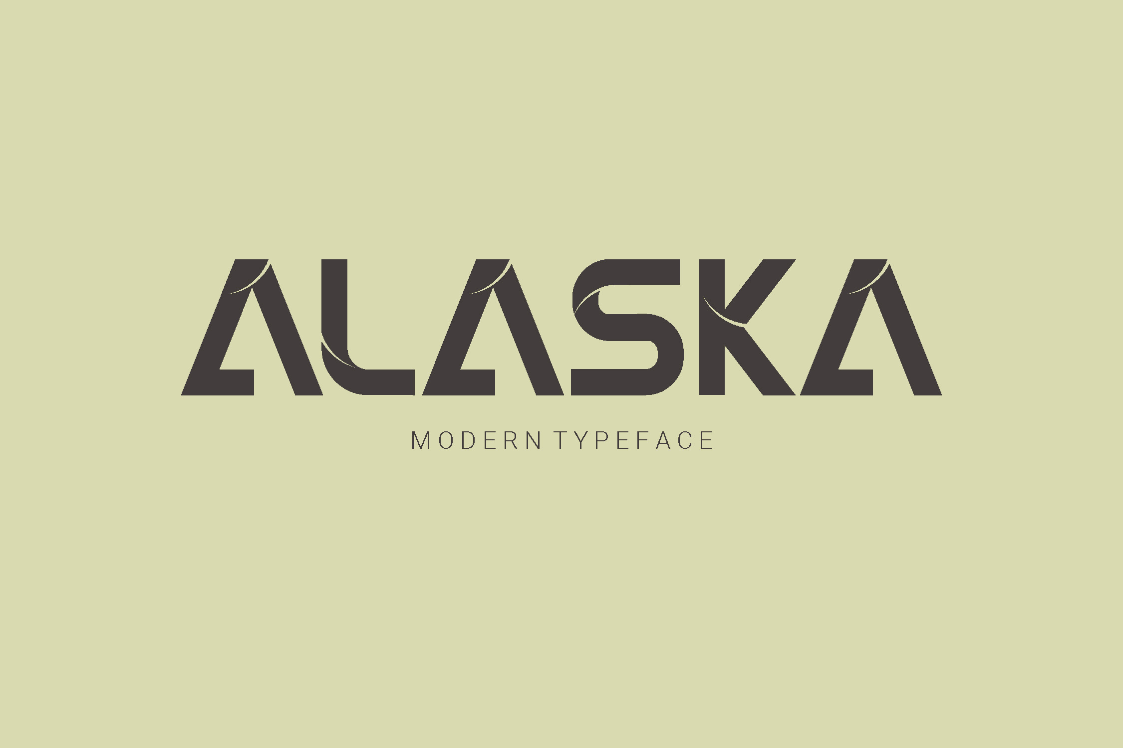 ALASKA - Modern Typeface