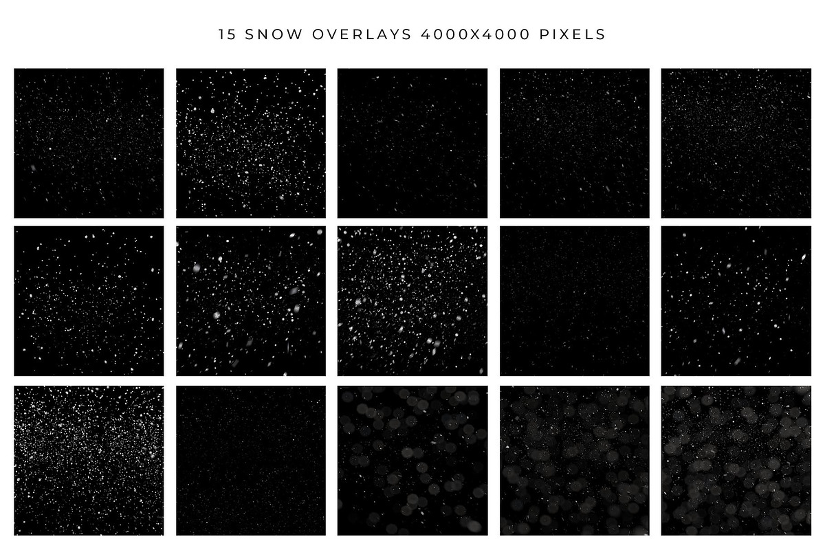 Snow Overlays, a Pattern Graphic by BrandPacks