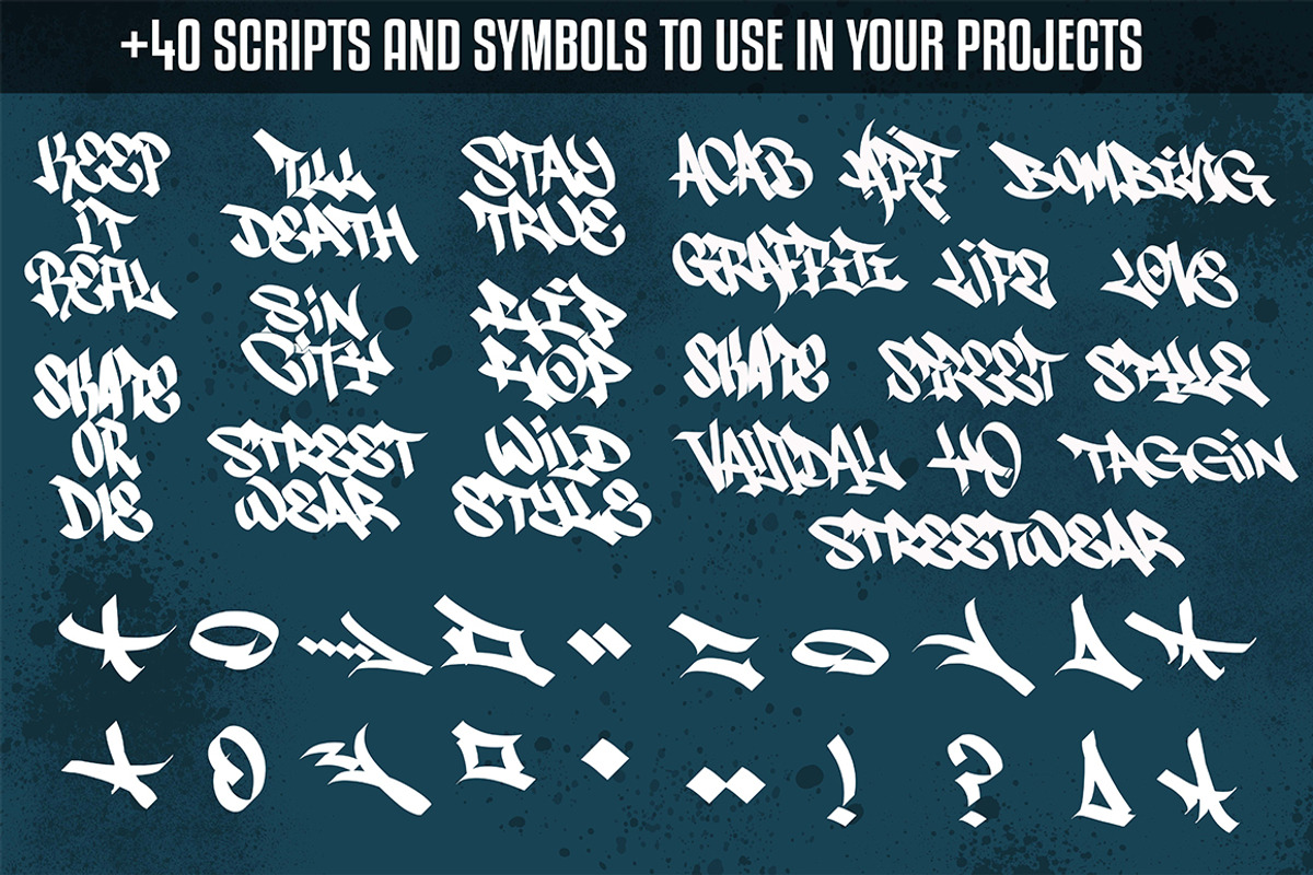 Ultimate Photoshop Graffiti Kit, a Brush Add-On by The Wildcap