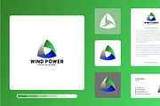Wind Power Logo Design Template, a Branding & Logo Template by Nisha Droch