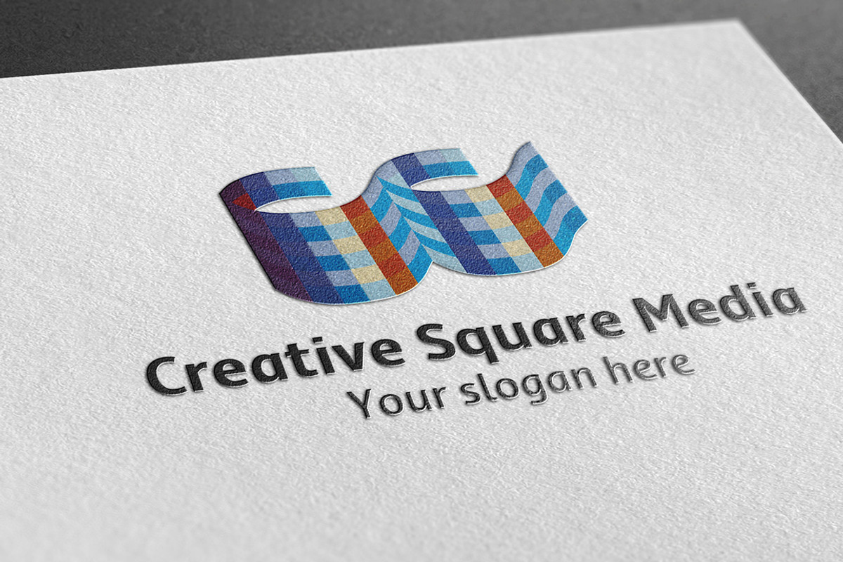 Creative Square Media Logo, a Branding & Logo Template by BdThemes