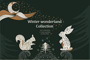 Winter wonderland Clipart Collection, a Seasonal Illustration by ...