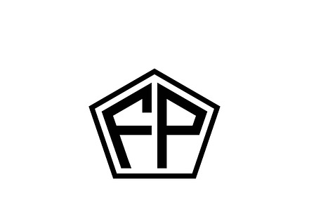 FP logo design vector template, a Branding & Logo Template by xcoolee