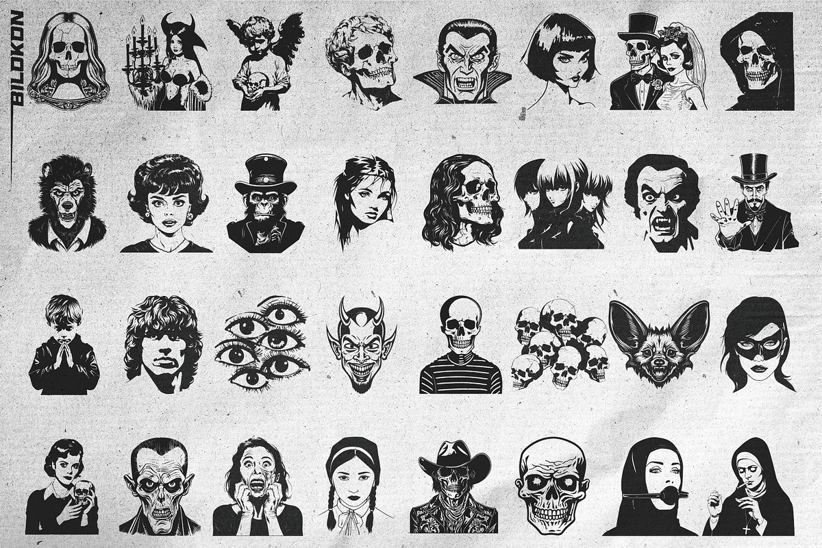 StreetWear Design Vector Pack, an Object Illustration by Bilokon