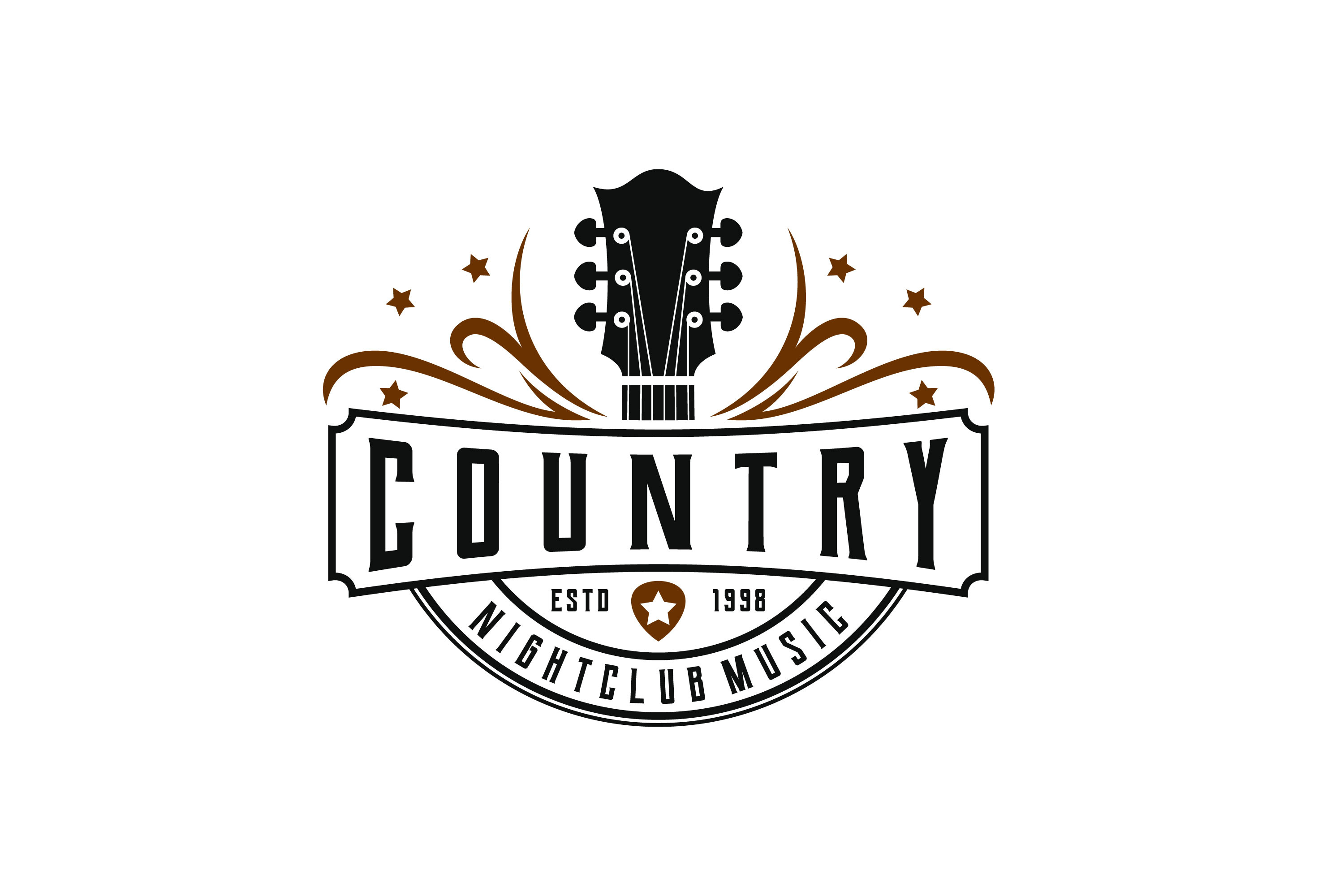 Classic country music logo design, a Branding & Logo Template by ...