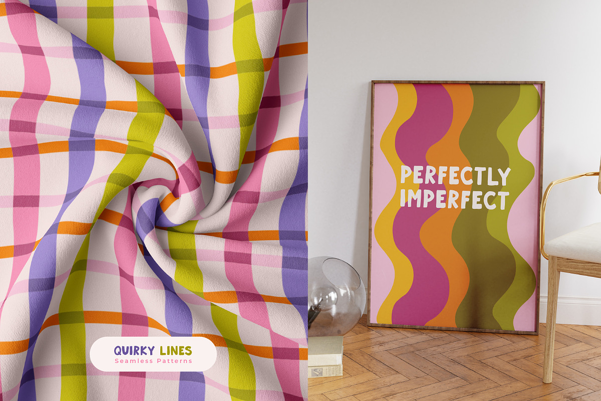Quirky Lines Seamless Patterns, a Pattern Graphic by AnnArt
