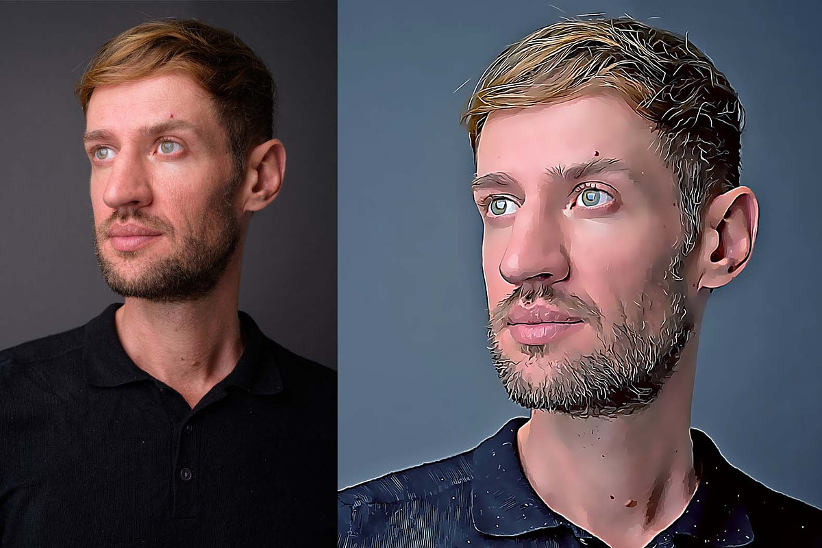 Cartoonize Painting Photoshop Action