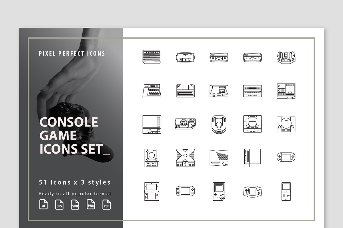 Console Icon Set, an Icon by kerismaker