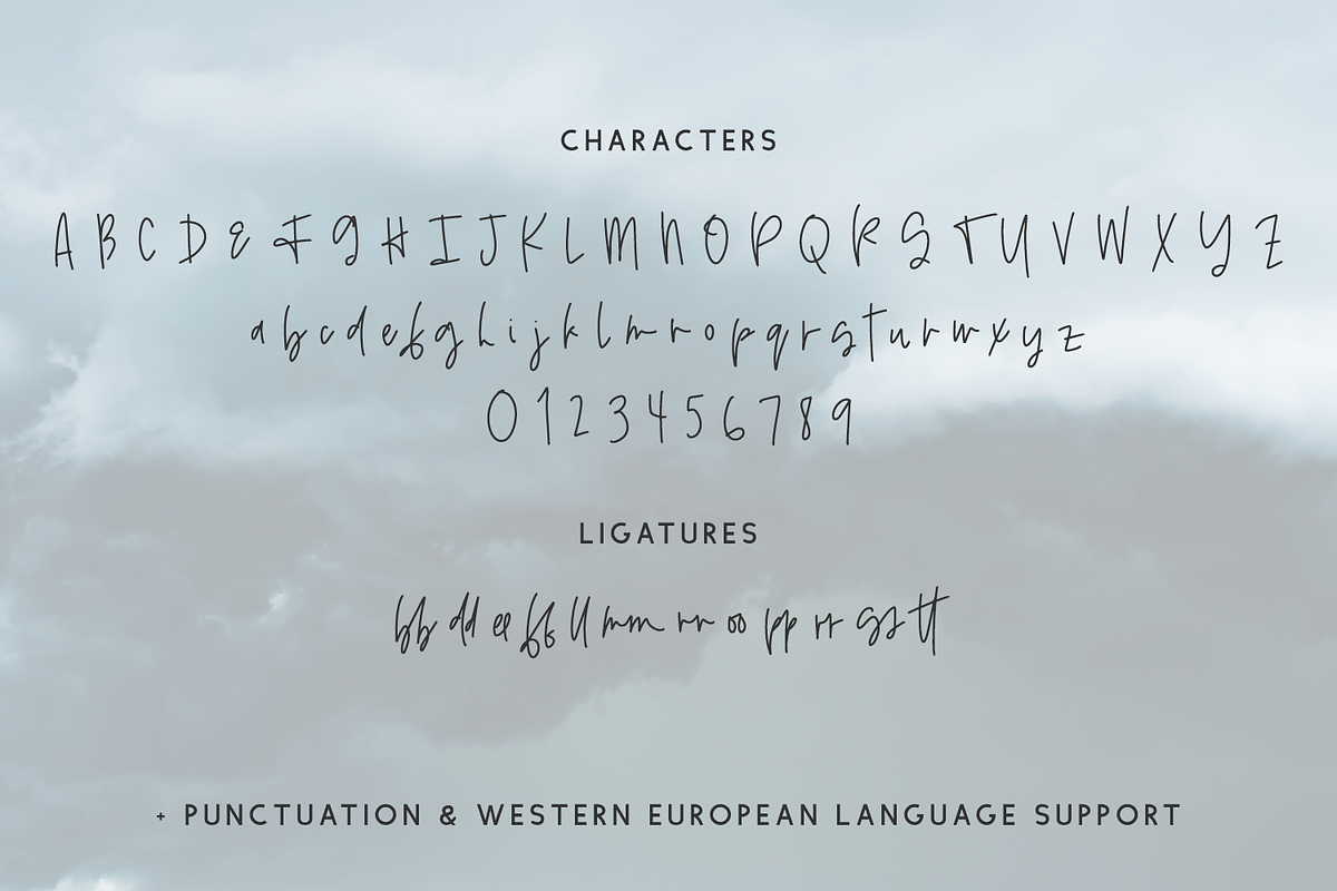 Turbulent Script, a Handwritten Font by Beck McCormick
