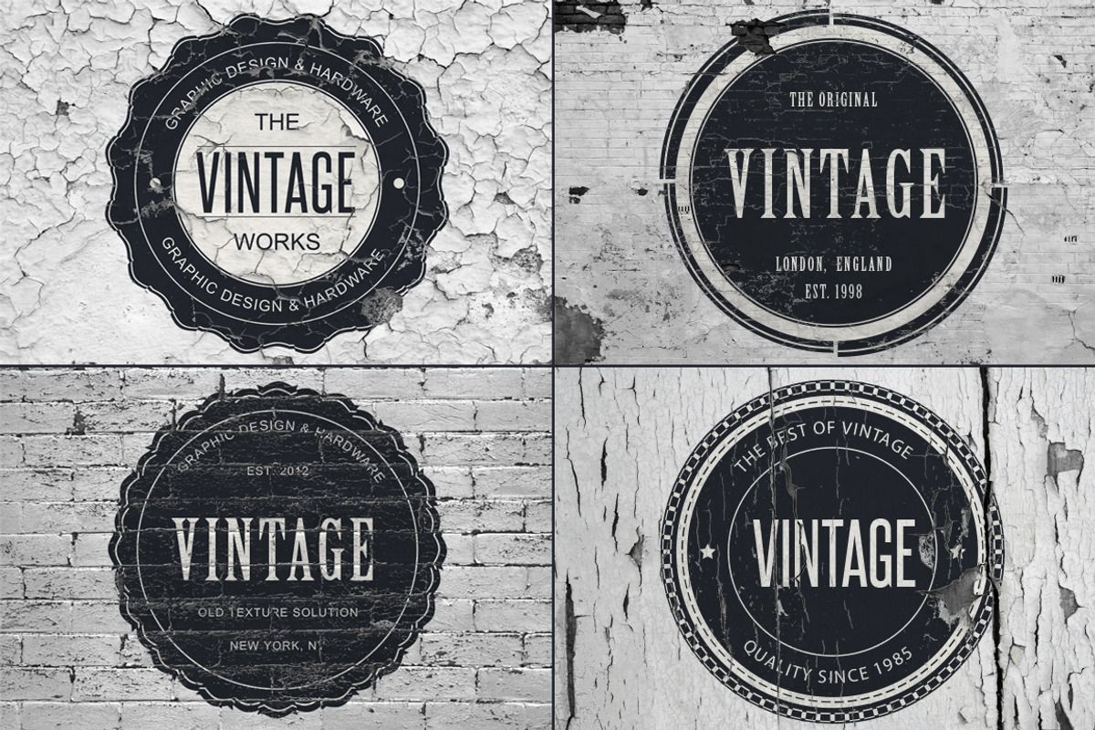 15 Vintage Overlay Textures Mock-up, a Texture Graphic by DesignSomething