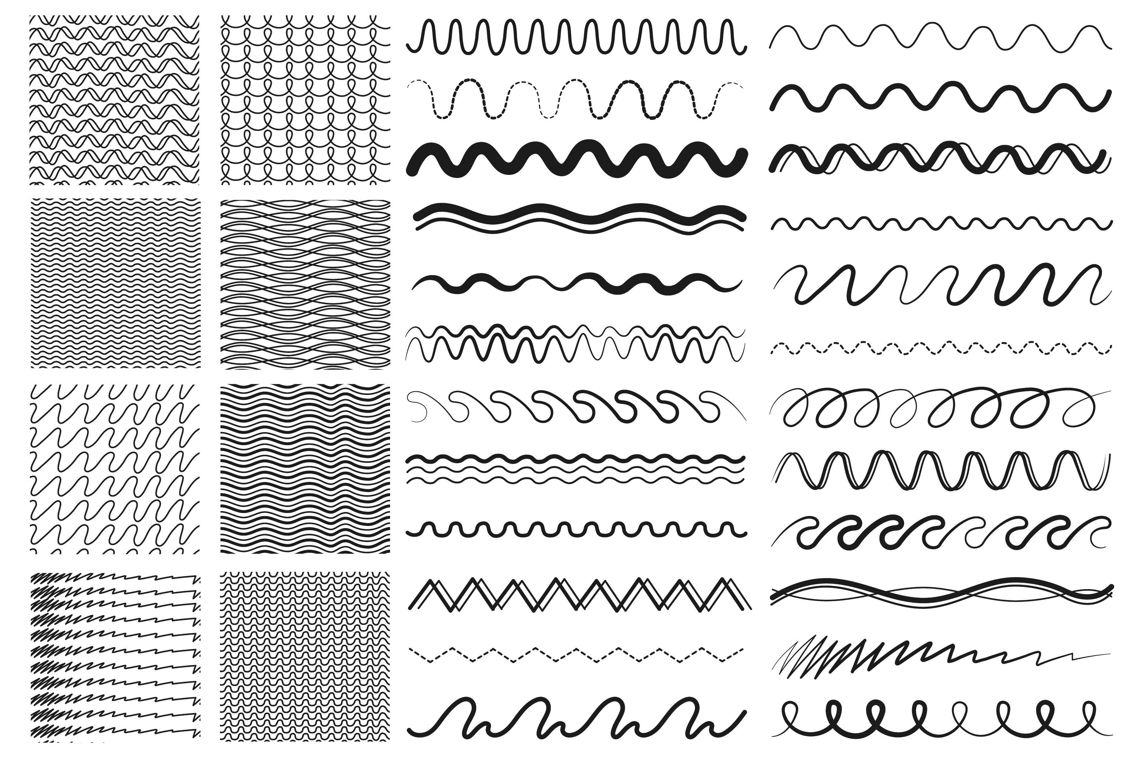 Wave lines. Drawing line, dividers, a Background Graphic by Onyx