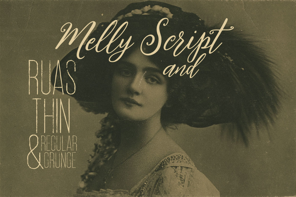 Melly Script Font Duo, a Script Font by Deeezy | Creative Market