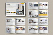 Digital Employee Handbook Landscape, a Magazine Template by TemplatesForest
