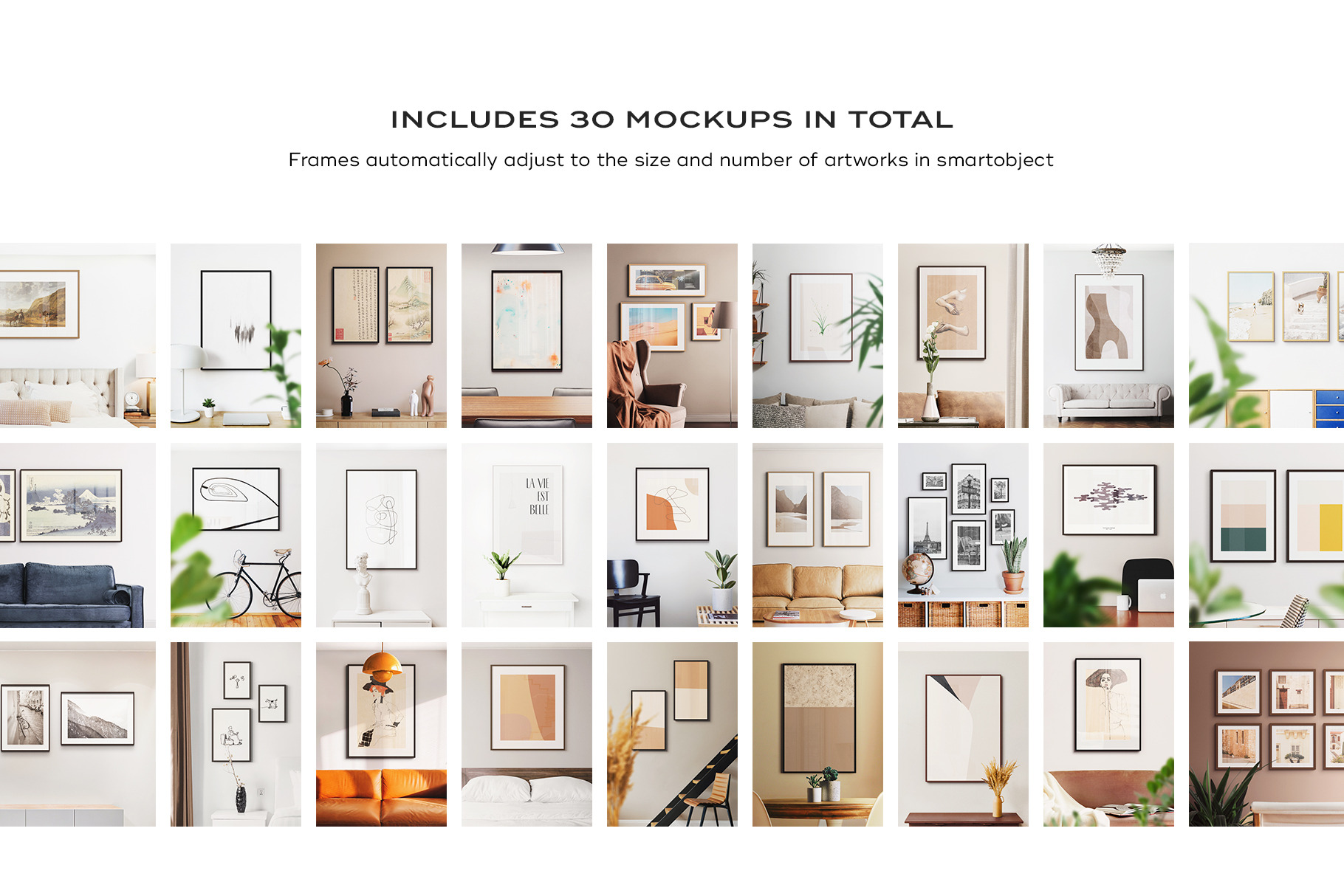 Frame Mockup Template Bundle Kit | Product Mockups ~ Creative Market