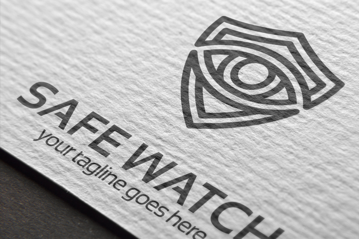 Safe Watcher Logo, a Branding & Logo Template by CAIRON CREATIVESTUDIO