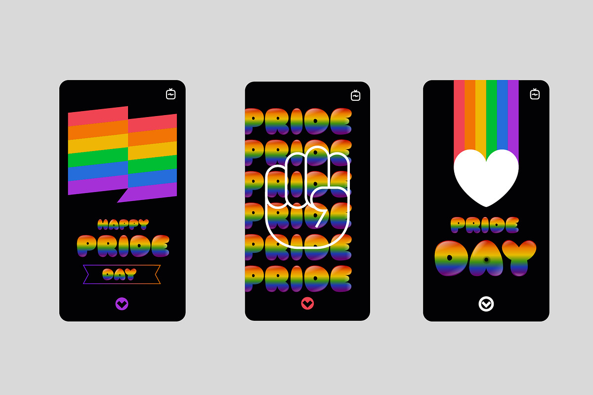 LGBTQ Rainbow Color Fonts, a Font by Fox7 By Rattana
