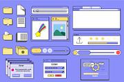 Retro Windows of the desktop folder, a Technology Illustration by ZinetroN