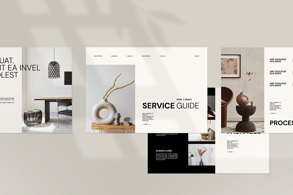 Service Guide Landscape Brochure, a Brochure Template by PrintIdea