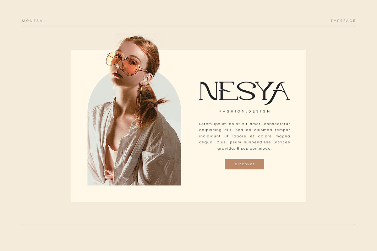 Monesa - Luxury Modern Serif Font