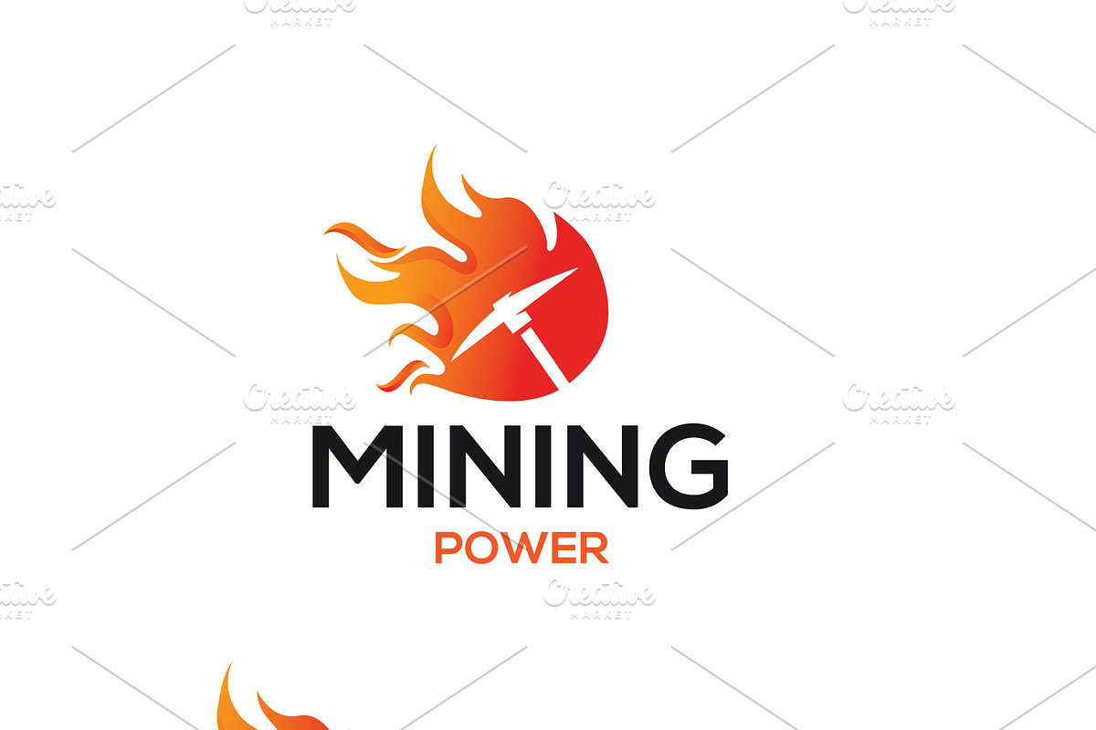 Power Mining Logo, a Branding & Logo Template by Mariyana
