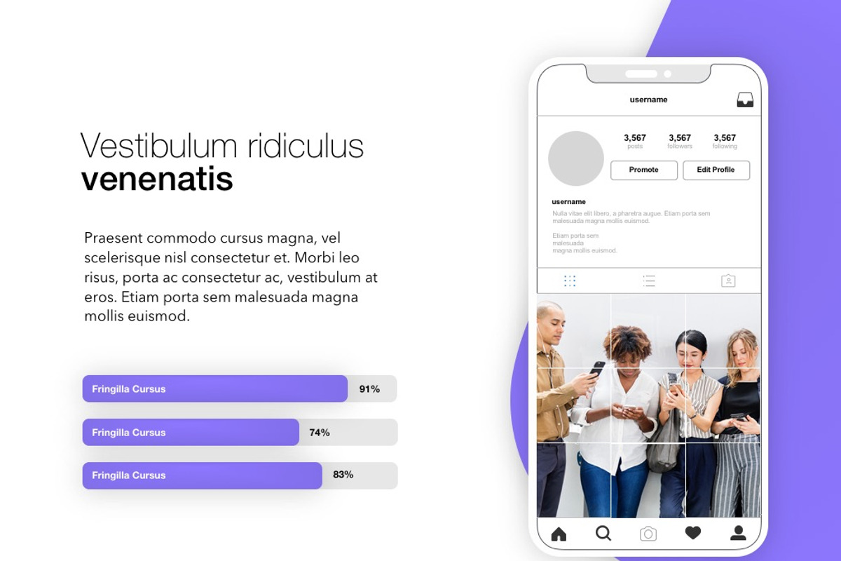 Influencer Marketing PowerPoint, a Presentation Template by Jumsoft