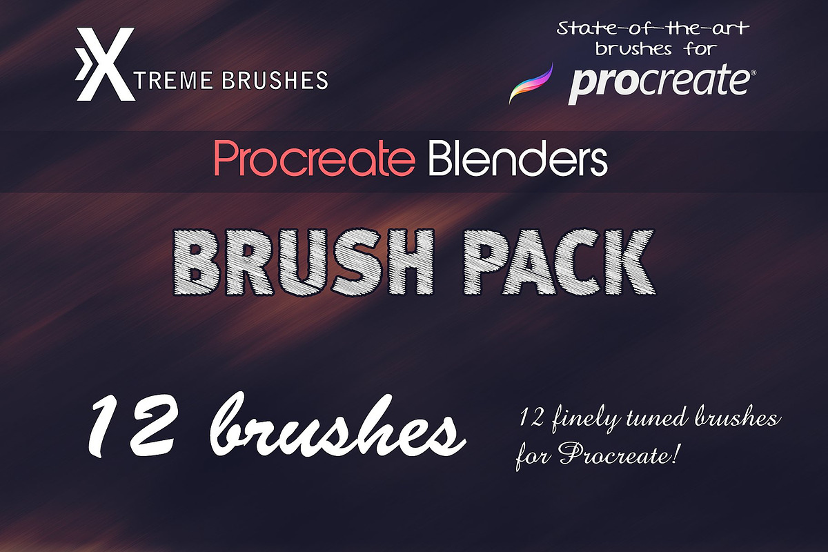 Procreate Blenders Brushset, a Brush Add-On by Extreme Brushes