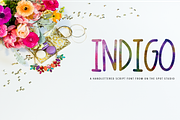 Indigo, a Font by OnTheSpotStudio | Creative Market