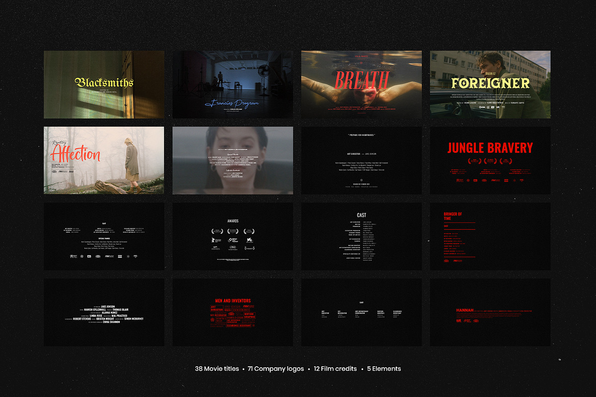Movie Titles Vol.2, a Graphic by Pixflow