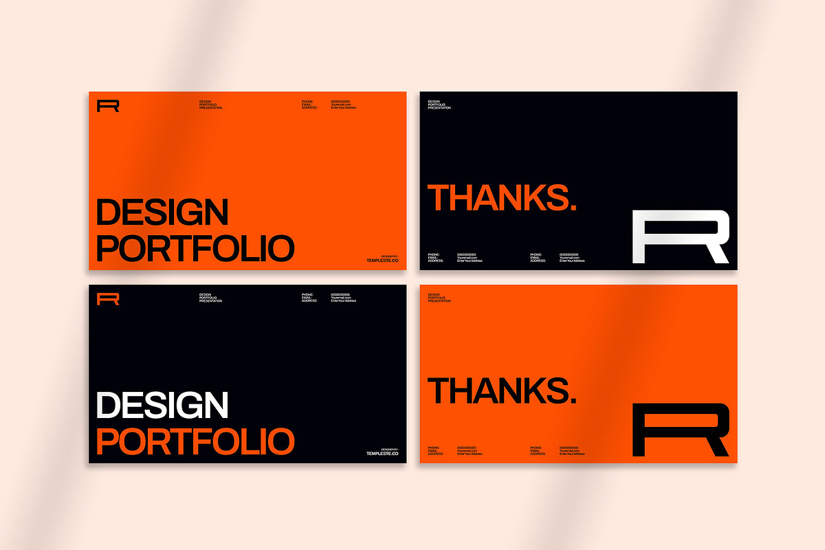 Design Showcase / Portfolio Template