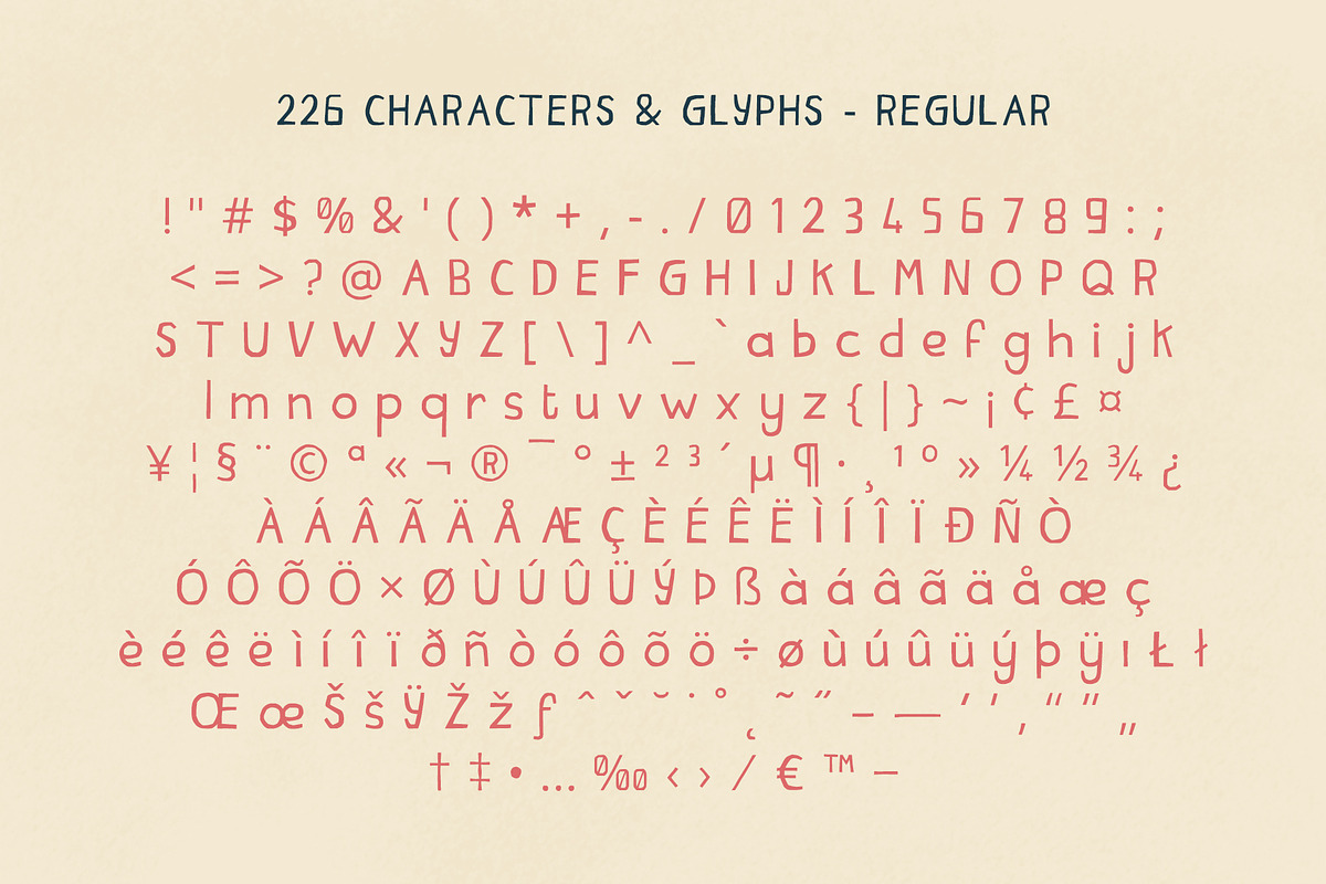 Quirky Wonky - Handwritten font, a Sans Serif Font by Carole Chevalier