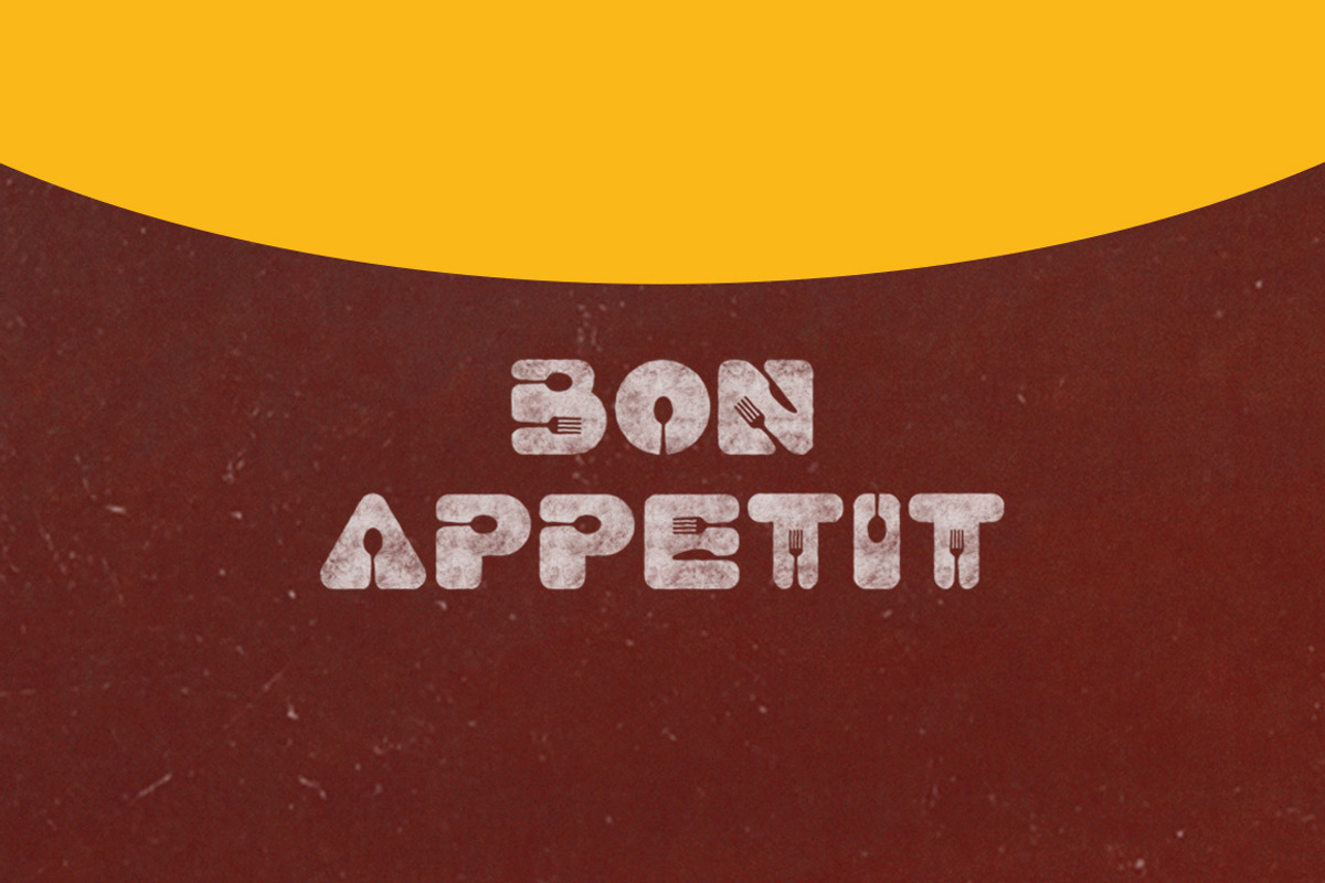 Food Craft Font, a Font by Sentavio