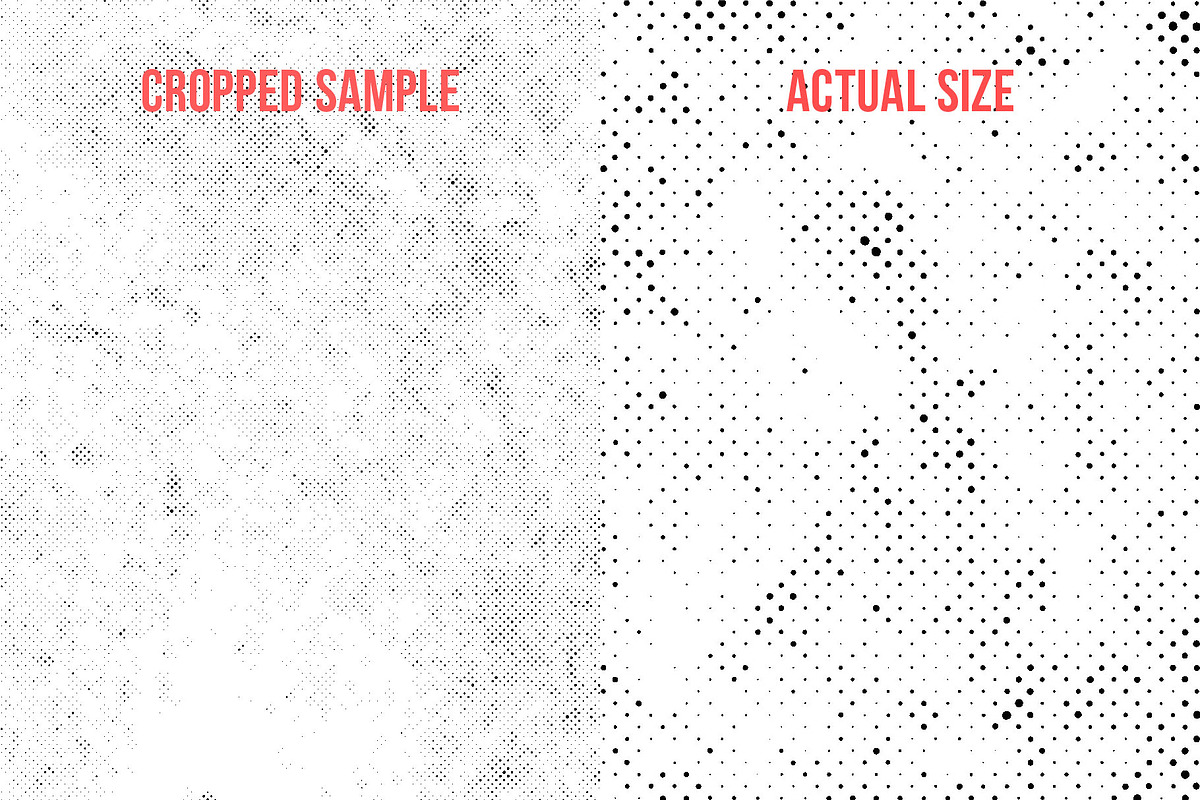 Light Halftone Textures Pack, a Texture Graphic by fukomoku