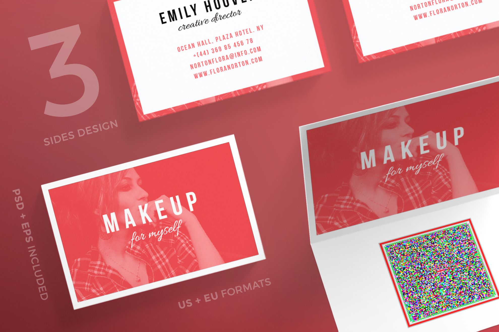 Business Cards | Makeup For Myself, a Business Card Template by Amber ...