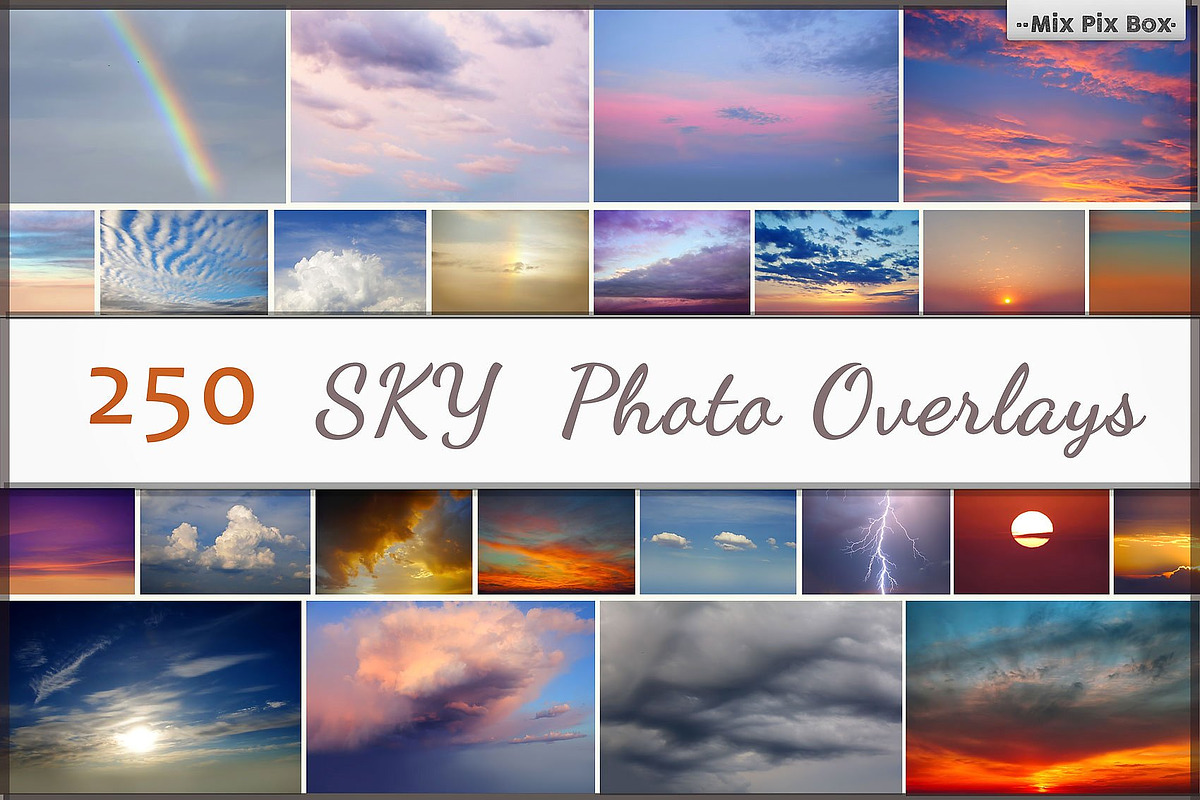 Sky Overlays Collection, a Texture Graphic by MixPixBox