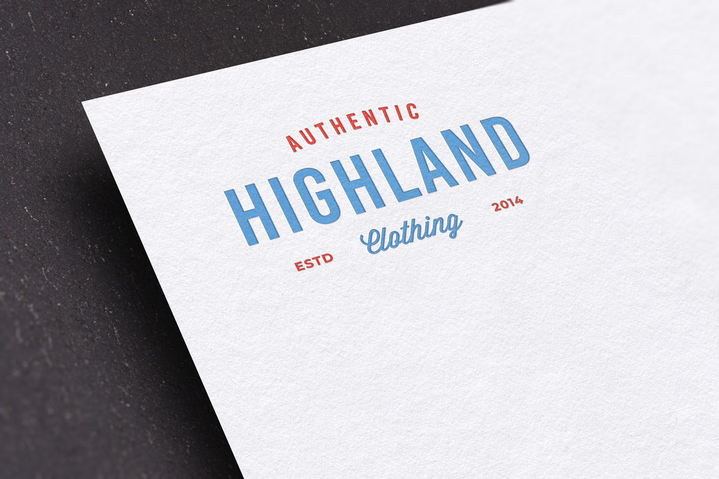 Letterpress Logo Mockup, a Product Mockup by artimasa | Creative Market