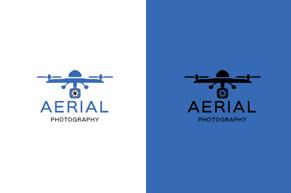 Aerial photography logo, a Branding & Logo Template by felicidads