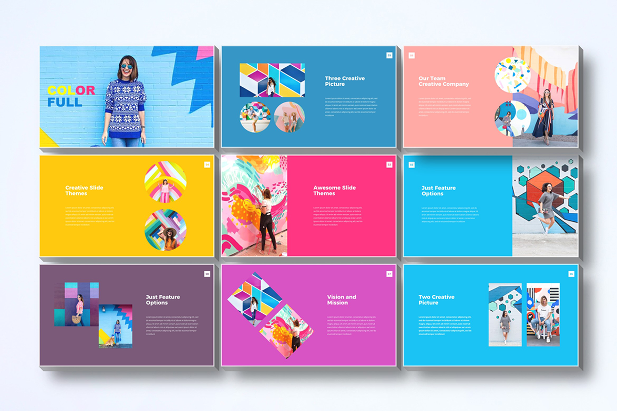ColorFull - Powerpoint Template, a Presentation Template by UnicodeID ...
