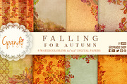 Falling for Autumn Digital Paper | Textures ~ Creative Market